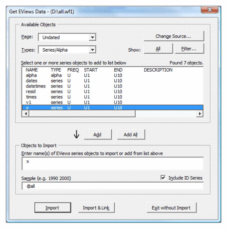 EViews 7 - EViews 한국 총판 / 크라이스아이앤씨